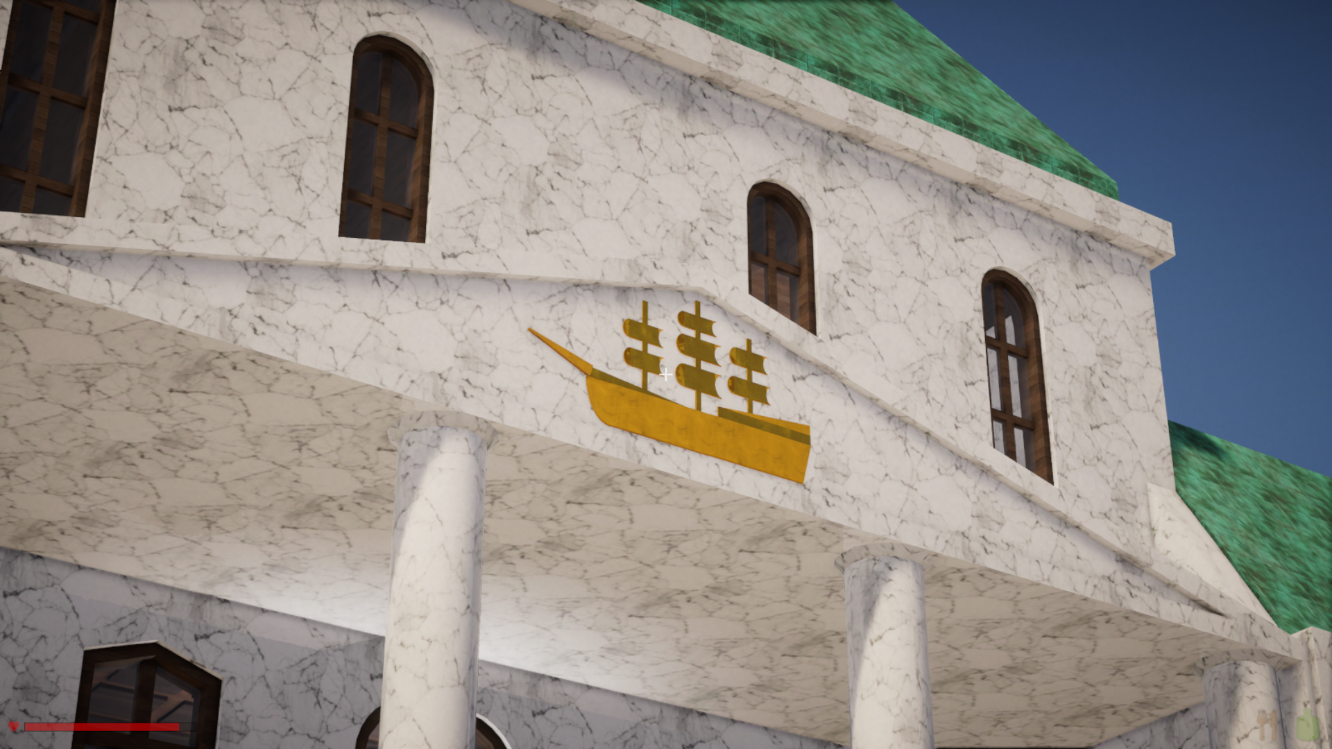 Golden ship decoration - Blueprints - Rising World